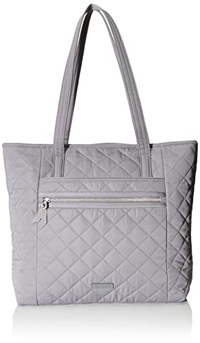 Vera Bradley Women's Performance Twill Vera Tote Bag, Classic Gray, One Size