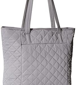 Vera Bradley Women's Performance Twill Vera Tote Bag, Classic Gray, One Size