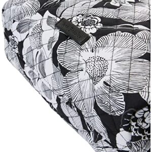 Vera Bradley Women's Cotton Large Cosmetic Makeup Organizer Bag, Bedford Blooms, One Size