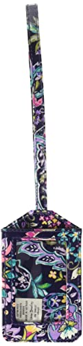 Vera Bradley Women's Cotton Luggage Tag, French Paisley, One Size