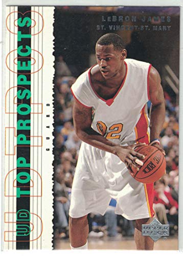 2003 Upper Deck Top Prospects Lebron James Rookie Insert Card