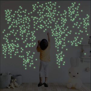 DUOFIRE Glow in The Dark Stars, Ceiling Stars Glow in The Dark, Ultra Bright Glowing Stars of 216 PCS, 3D Design Perfect for Kids Room or Birthday Gift, Beautiful Wall Decals and Ceiling Decors