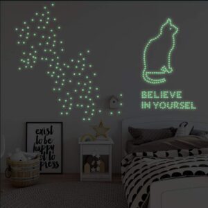 DUOFIRE Glow in The Dark Stars, Ceiling Stars Glow in The Dark, Ultra Bright Glowing Stars of 216 PCS, 3D Design Perfect for Kids Room or Birthday Gift, Beautiful Wall Decals and Ceiling Decors