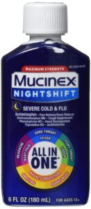 mucinex nightshift severe cold & flu, 6 fl oz