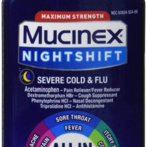 Mucinex Nightshift Severe Cold & Flu, 6 Fl Oz