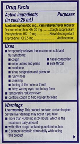 Mucinex Nightshift Severe Cold & Flu, 6 Fl Oz