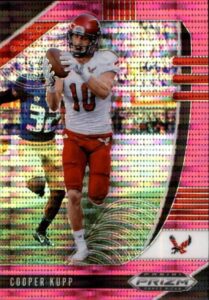 2020 panini prizm draft prizms pink pulsar #19 cooper kupp eastern washington eagles football trading card