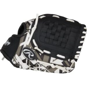 rawlings | remix t-ball & youth baseball glove | right hand throw | 9" | black