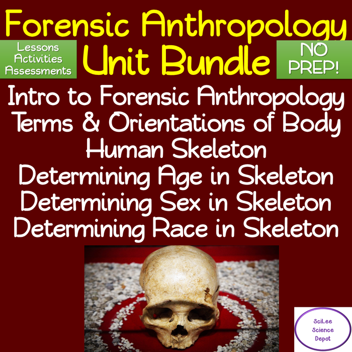 Forensics Anthropology Unit NO PREP Bundle