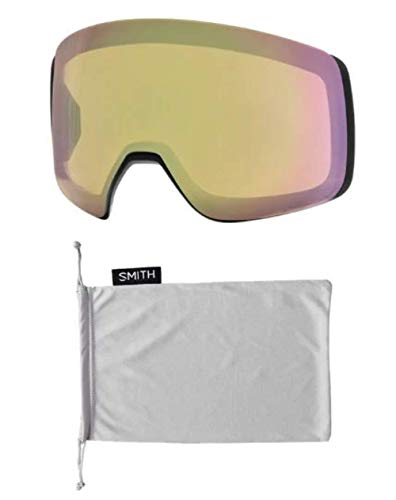 SMITH Optics 4D MAG Unisex Snow Winter Goggle - Black, ChromaPop Everyday Red Mirror