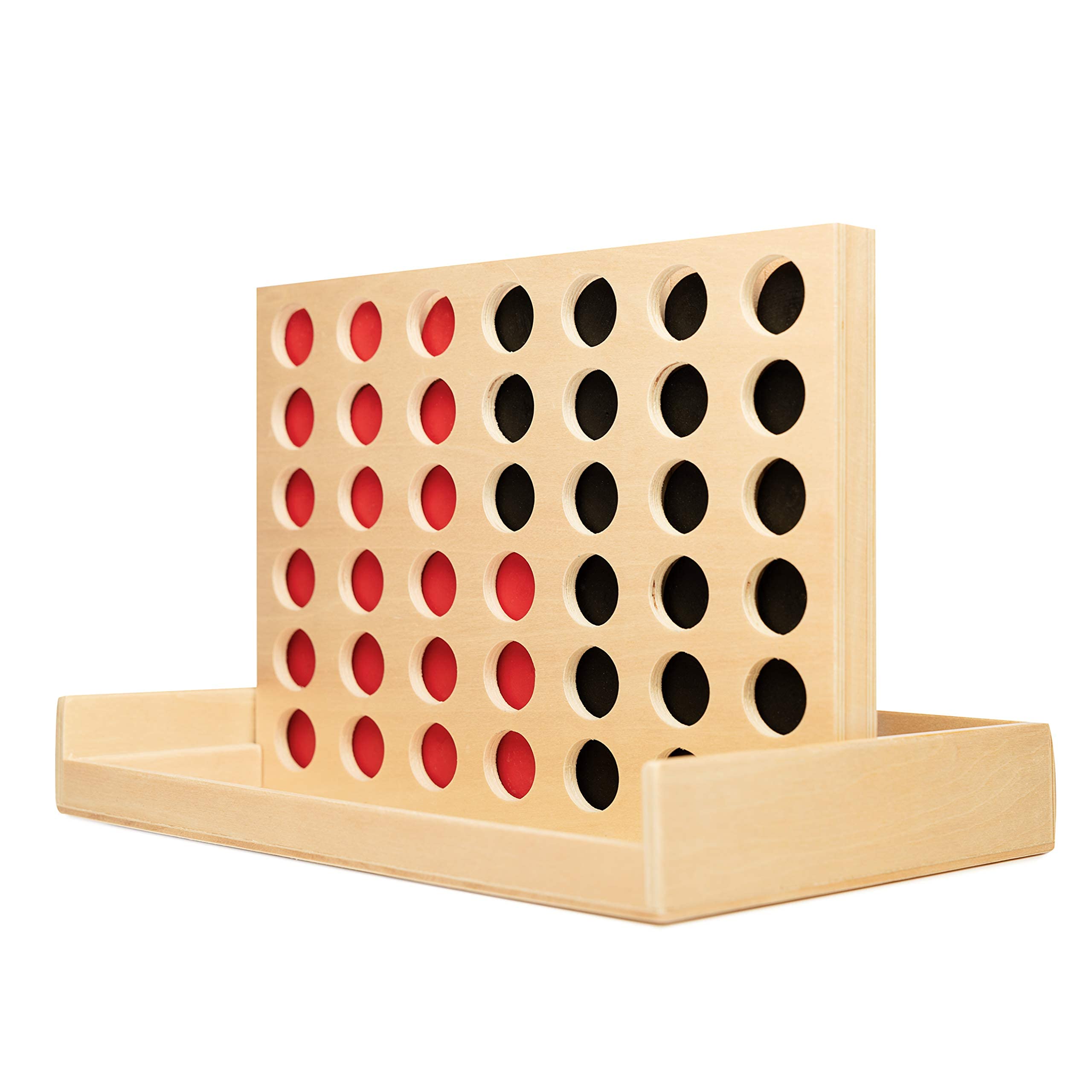 GrowUpSmart Four in A Row Game - Made from Wood