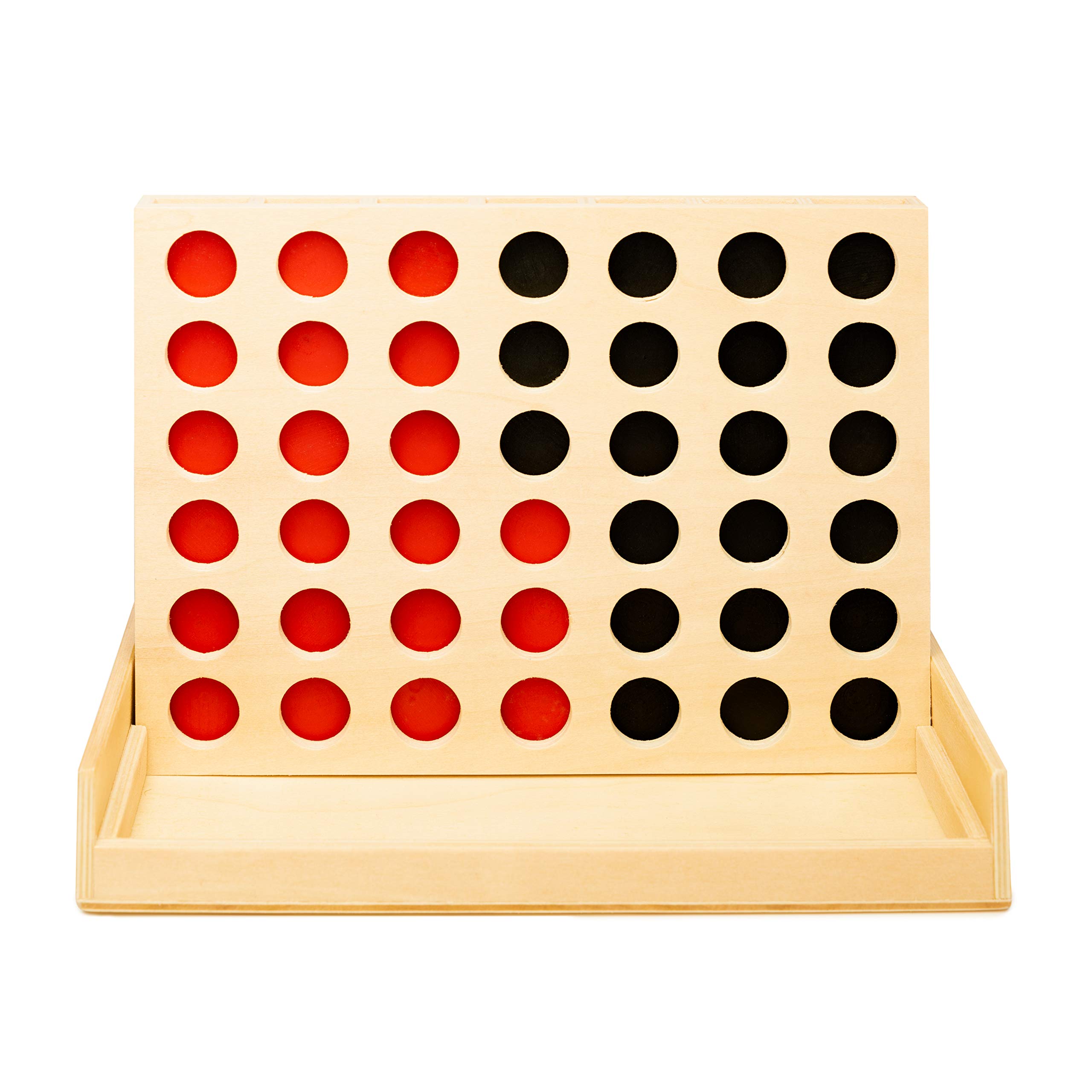 GrowUpSmart Four in A Row Game - Made from Wood