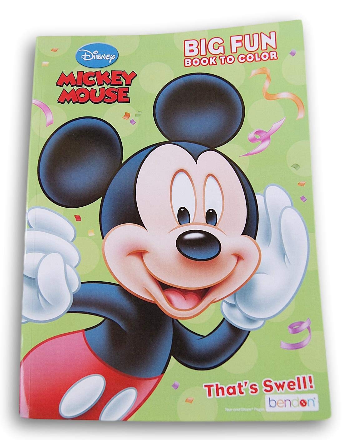 Activity Books Mickey Mouse ''That's Swell!'' Coloring 80 Pages