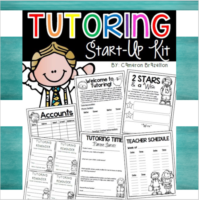 After School Tutoring Start Up Kit Teacher Resources