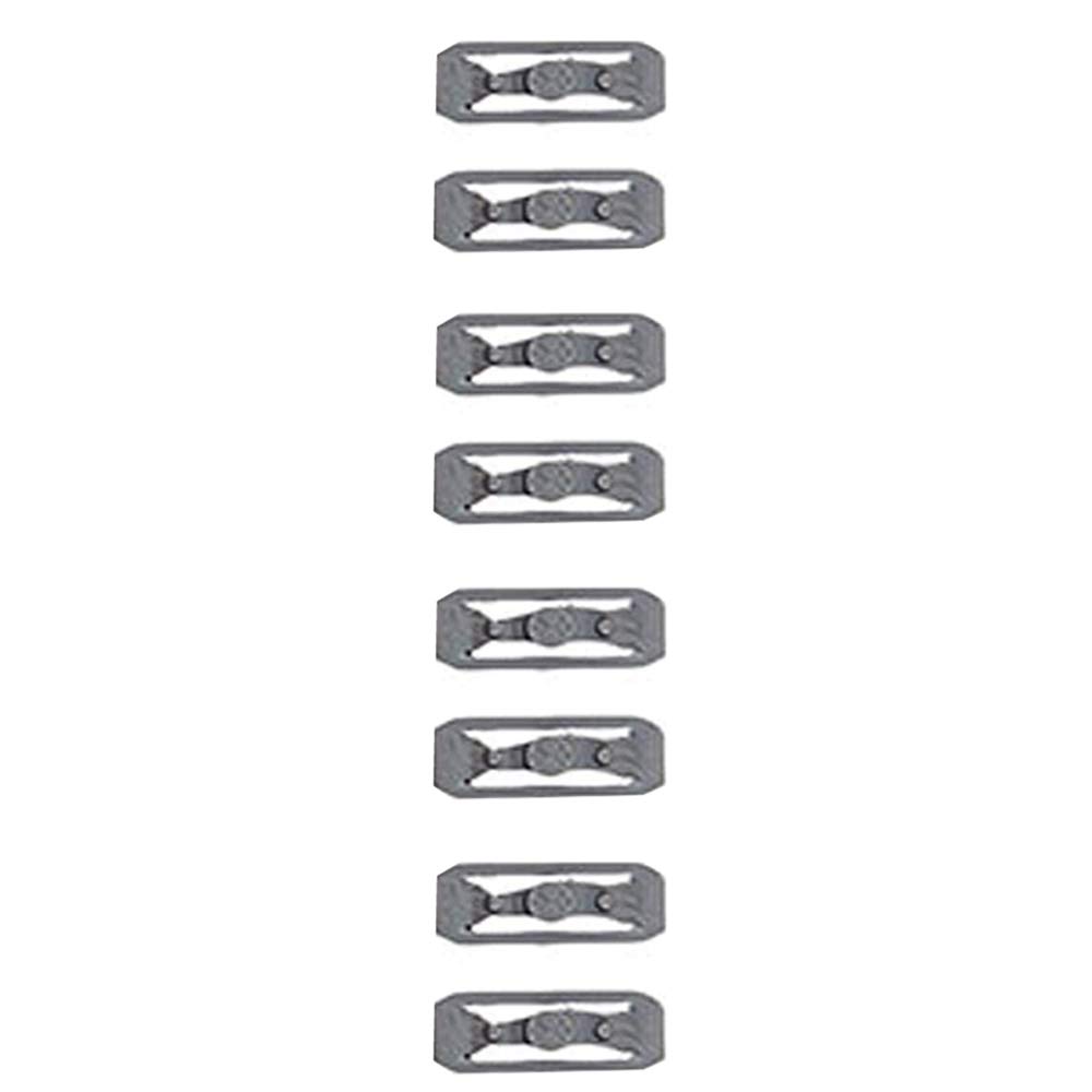 Replacement Track Connectors for Hot Wheels - Package of 8 Gray Hot Wheels Track Connectors ~ Work with Track Builder Sets