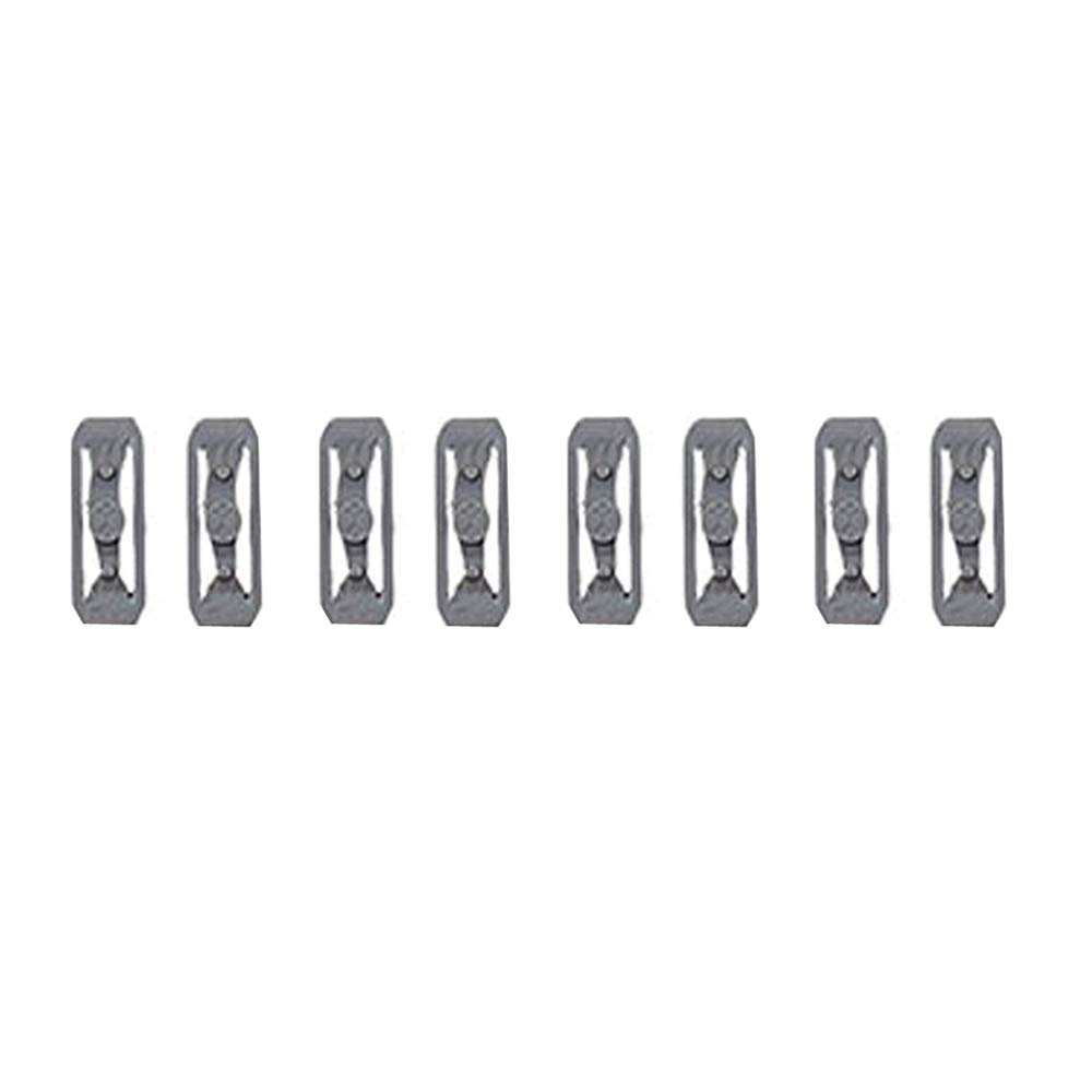 Replacement Track Connectors for Hot Wheels - Package of 8 Gray Hot Wheels Track Connectors ~ Work with Track Builder Sets