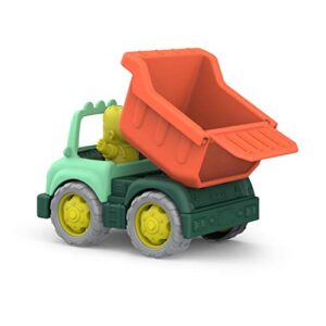 Battat- Wonder Wheels- Set Of 3 Mini Toy Trucks For Kids, Toddlers – Dump Truck, Cement Truck, Tow Truck – Recyclable Materials- Mini Toy Characters- Construction- 1 year +