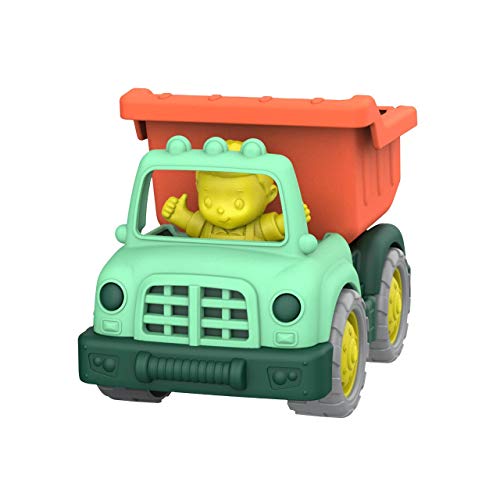 Battat- Wonder Wheels- Set Of 3 Mini Toy Trucks For Kids, Toddlers – Dump Truck, Cement Truck, Tow Truck – Recyclable Materials- Mini Toy Characters- Construction- 1 year +