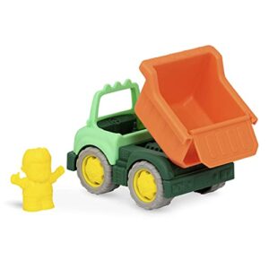 Battat- Wonder Wheels- Set Of 3 Mini Toy Trucks For Kids, Toddlers – Dump Truck, Cement Truck, Tow Truck – Recyclable Materials- Mini Toy Characters- Construction- 1 year +