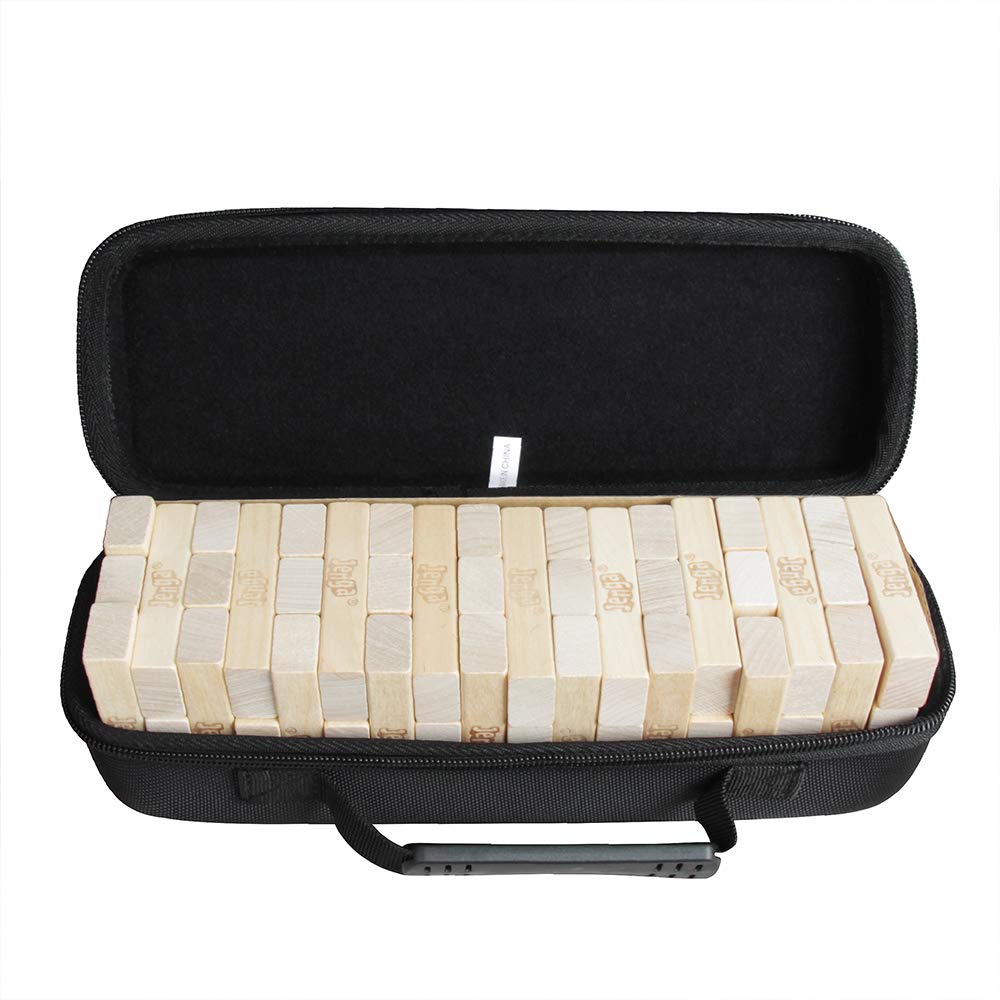 Anleo Hard Travel Case for Jenga Classic Game (Only Case)