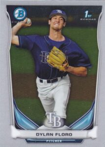 2014 bowman chrome dylan floro rc rookie card