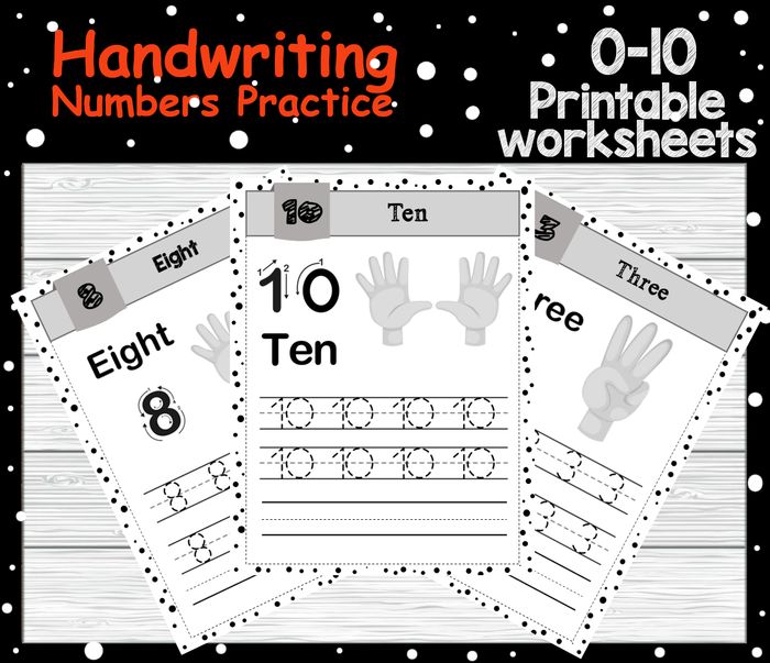 Handwriting Numbers Practice