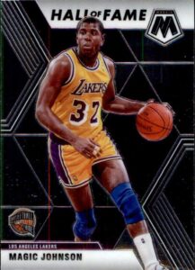 2019-20 panini mosaic #291 magic johnson los angeles lakers hall of fame basketball card