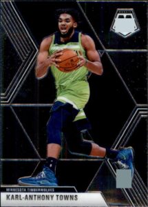 2019-20 panini mosaic #83 karl-anthony towns minnesota timberwolves basketball card