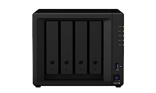 Synology 4 bay NAS DiskStation DS920+ (Diskless), 4-bay; 4GB DDR4