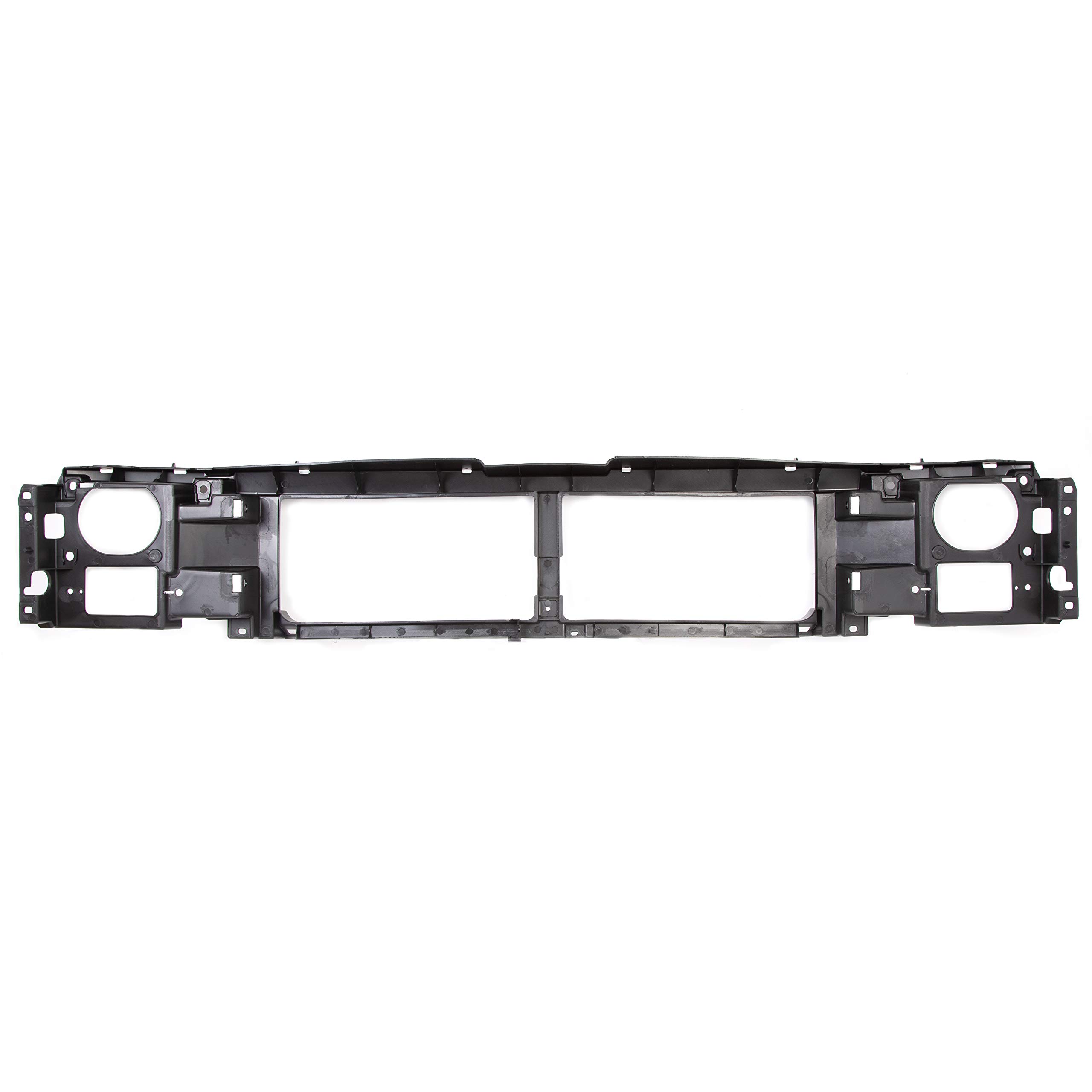 ECOTRIC Header Panel Grille Mount Panel Compatible with 1992-1997 Ford F-150 F-250 Bronco Replacement for FO1220113, F6TZ8A284AC