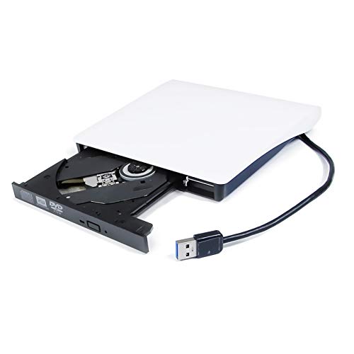 Portable USB 3.0 External DVD CD ROM Optical Drive, for Dell XPS XP S 13 15 9360 7590 9560 9570 2016 2017 2018 2-in-1 Touch Screen Ultrabook Laptop, 8X DVD-RW 24X CD-R Players Reader