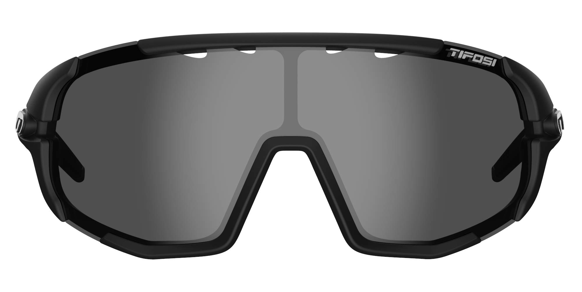 Tifosi Optics Sledge Sunglasses (Matte Black, Smoke/AC Red/Clear)