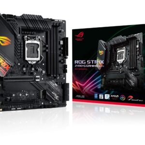 ASUS ROG Strix Z490-G Gaming (WiFi 6) Z490 LGA 1200 (Intel® 10th Gen) SFF Micro ATX Gaming Motherboard (12+2 Power Stages, Intel® 2.5 Gb Ethernet, Bluetooth v5.1 and Aura Sync)