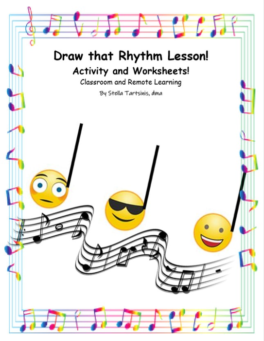 Draw that Rhythm Activity & Worksheets for Classroom and Remote Learning