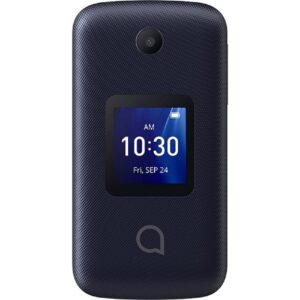 Alcatel Go Flip 4 4056W 4GB (T-Mobile only) Flip Phone - For Senior Easy Use (Renewed)