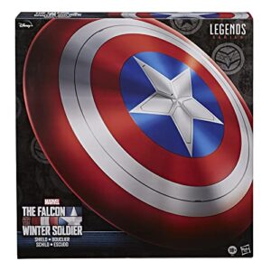 marvel legends series avengers falcon and winter soldier captain america premium role play shield -adult fan -costume/collectible