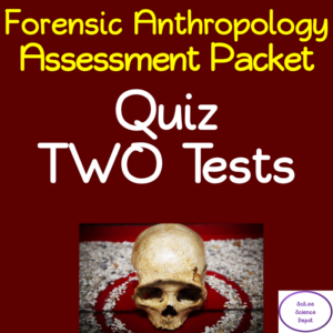 forensic anthropology no prep assessment packet