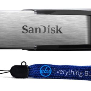 SanDisk 512GB Ultra Flair USB 3.0 Flash Drive 512 Gig High Speed Memory Pen Drive (SDCZ73-512G-G46) Bundle with (1) Everything But Stromboli Lanyard