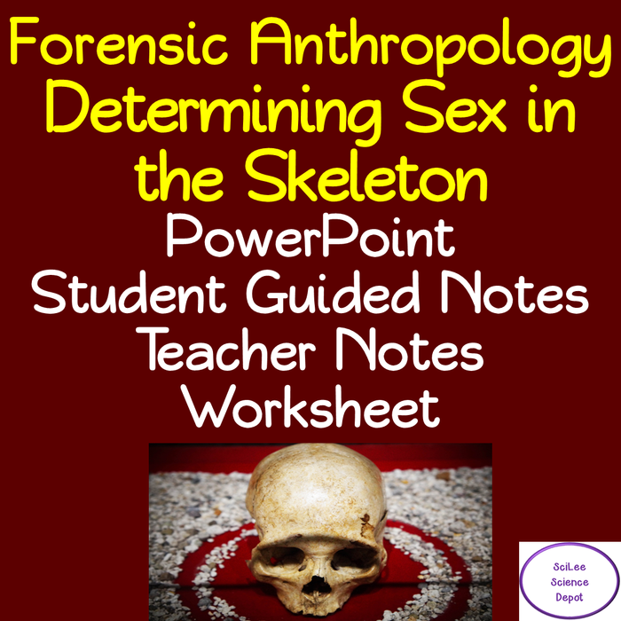 Forensics Anthropology: Determining Sex in the Skeleton NO PREP Lesson