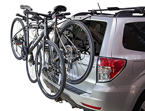 Saris Guardian Trunk 2-Bike Rack - Foldable and Compact, American-Made Steel, Easy Assembly, Secure Bike Transit, Fits Most Sedans, Hatchbacks, Vans for 2 Bikes up to 35 lbs. Each