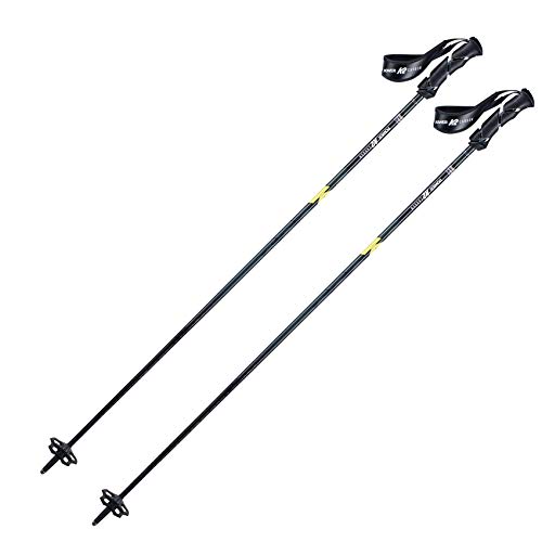 K2 Men's Power Carbon Ski Poles, Mens, Ski Poles, 10E3000, Yellow, 120 cm