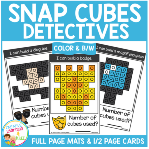 snap cubes activity - detective