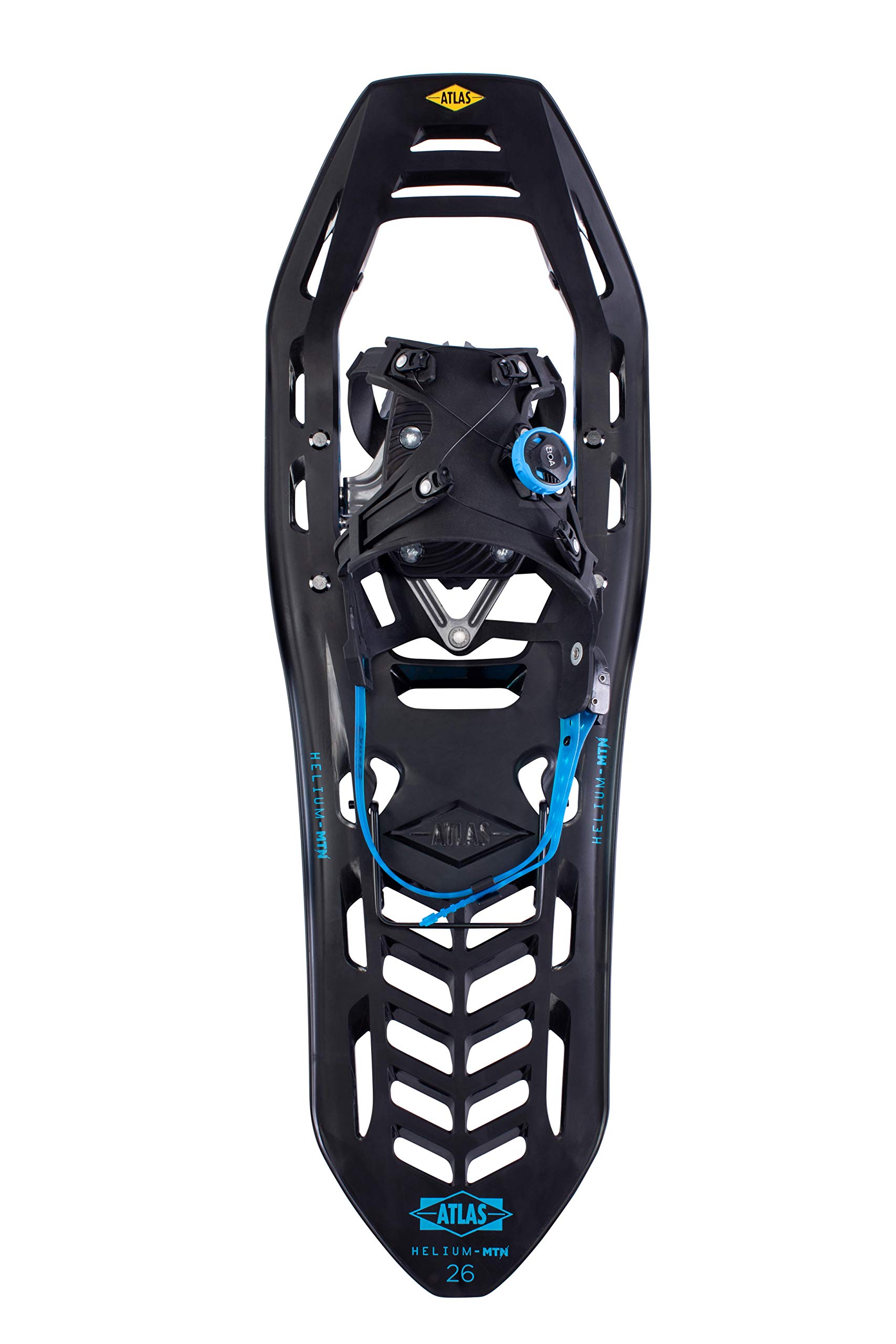 Atlas Snowshoes Helium MTN, Black/Blue, 23