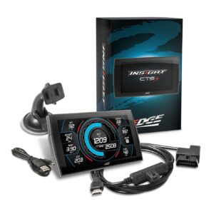 Krazy On Highways Edge Insight CTS3 Digital Gauge, Compatible with 1996 & Up OBD-II Vehicles. 84130-3