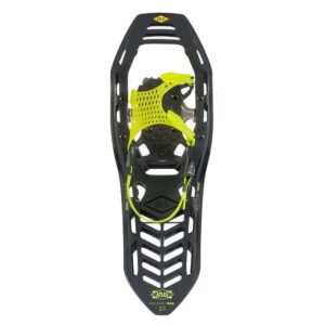 atlas snowshoes helium trail, black/bright green, 26