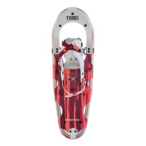 tubbs frontier 25 womens snowshoes - coral / 25