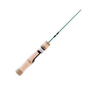 fenwick elite tech ice fishing spinning rod blue, cork, 30" - medium heavy - 1pc