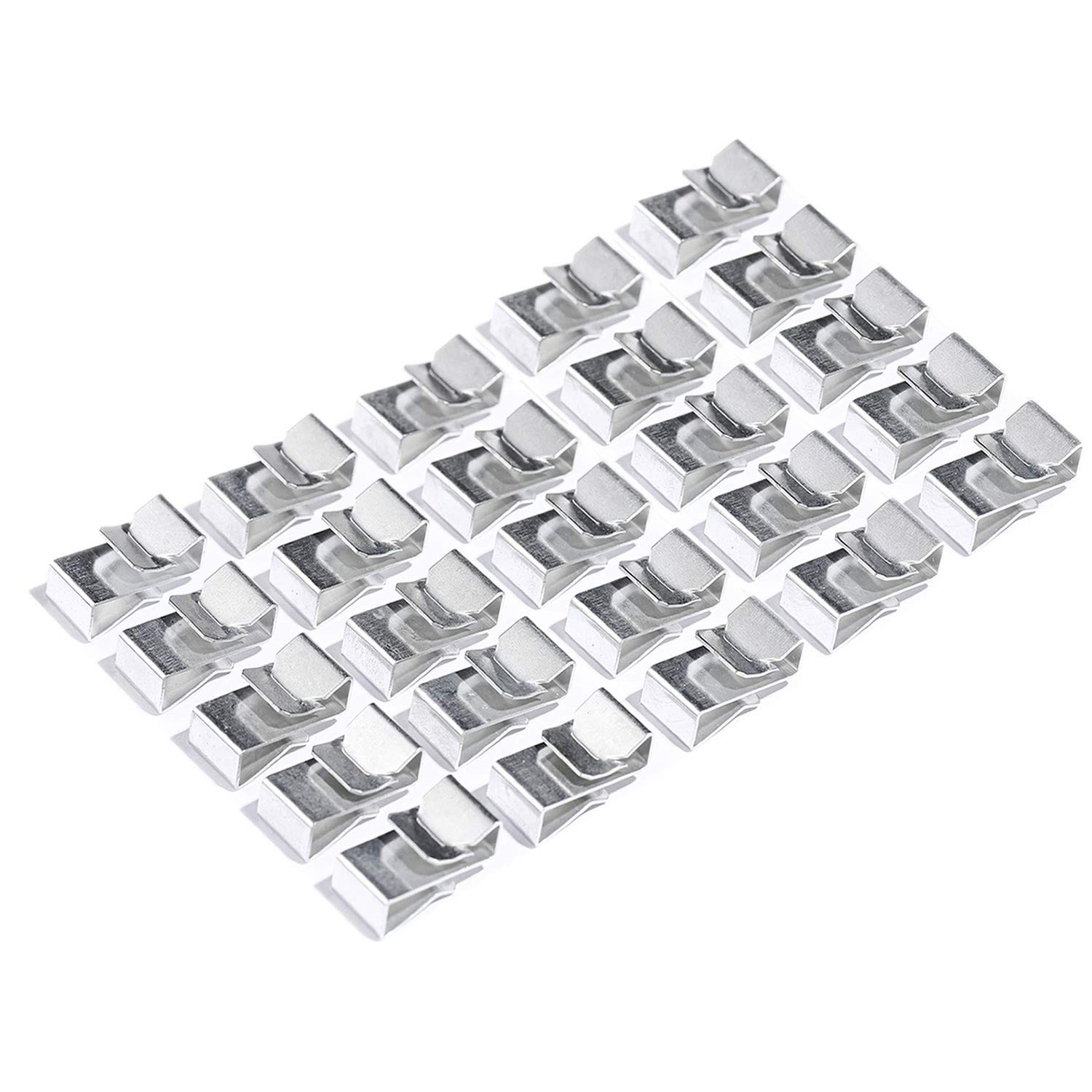 CZC AUTO 25PCS Trailer Frame Wire Clips - Frame Mount Trailer Light Wiring Clips for Boat Trailer