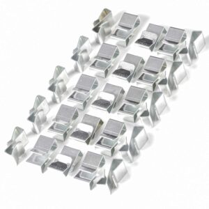 CZC AUTO 25PCS Trailer Frame Wire Clips - Frame Mount Trailer Light Wiring Clips for Boat Trailer