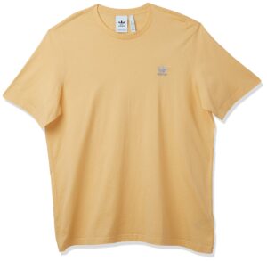 adidas originals men's trefoil essentials tee, hazy orange, xx-large